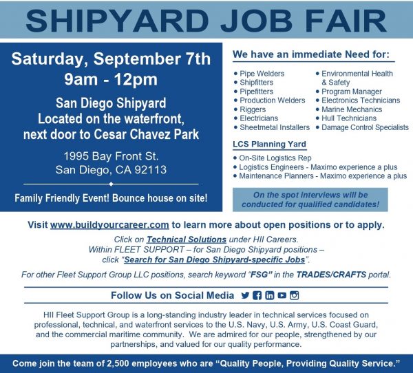 San Diego Shipyard Job Fair - Nativehire
